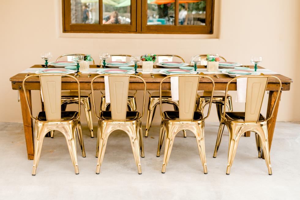 GOLD CAFE CHAIR Rentals | Bright Rentals