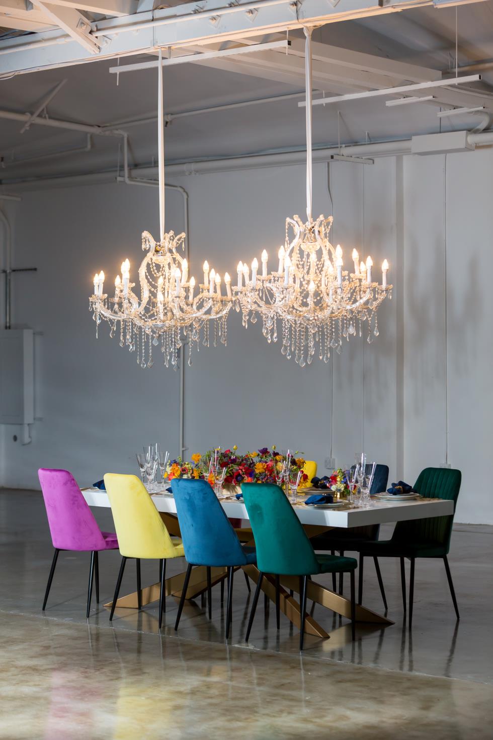 Bright Event Rentals - Chandelier Collection