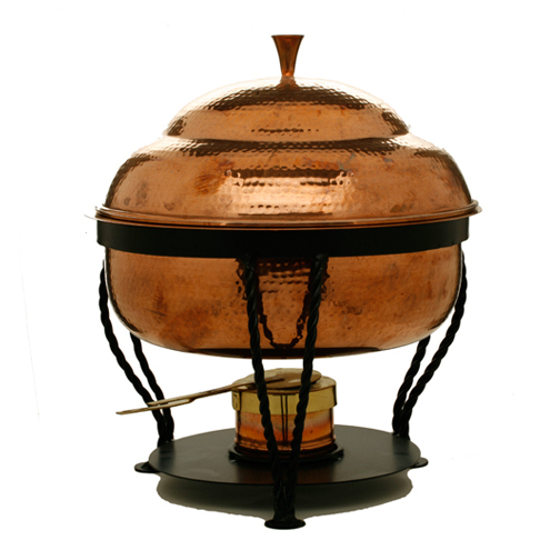 COPPER CHAFER ROUND 8 QT Rentals | Bright Rentals