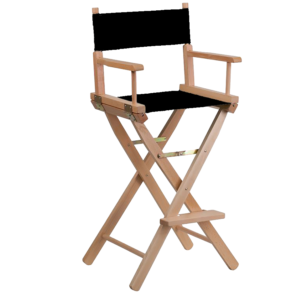 BLACK CANVAS TALL DIRECTOR'S CHAIR Rentals | Bright Rentals